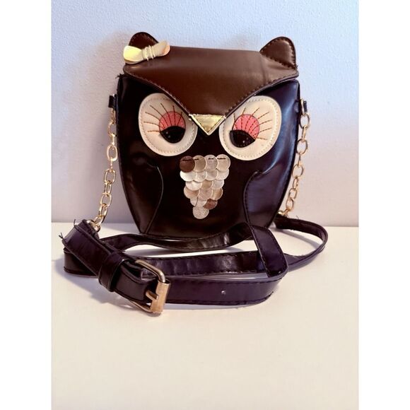The Unbranded Brand | Bags | Owl Crossbody Handbag Women Small Faux ...